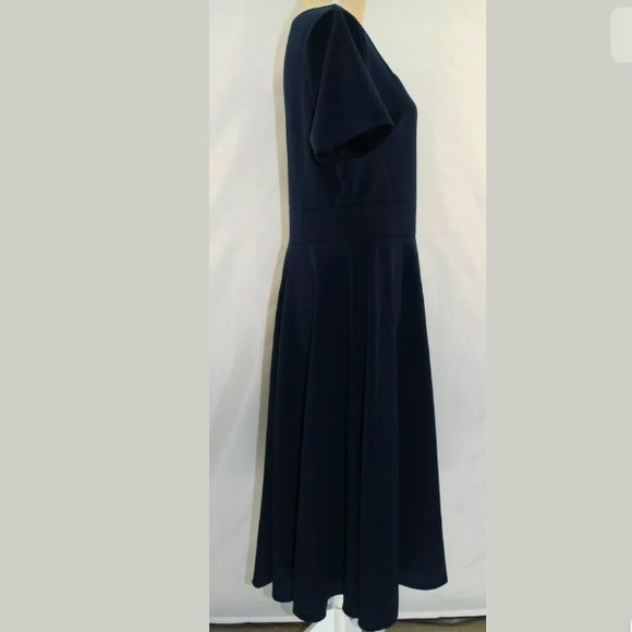 Karen-T | Dresses | Karent Design Navy Threequarter Sleeve Aline | Poshmark